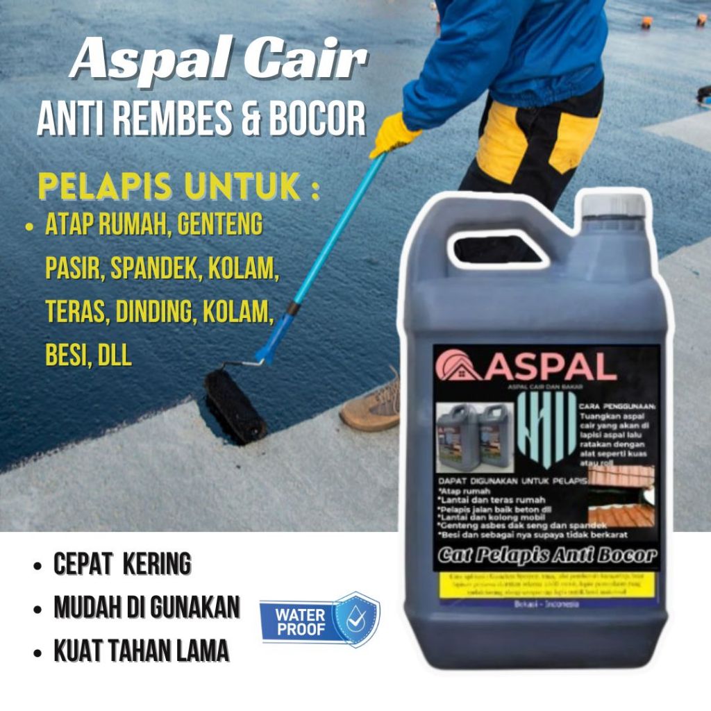 Jual Pelapis Dak Cor Rumah, Gedung (Sebagai Waterproof) Genteng Metal ...