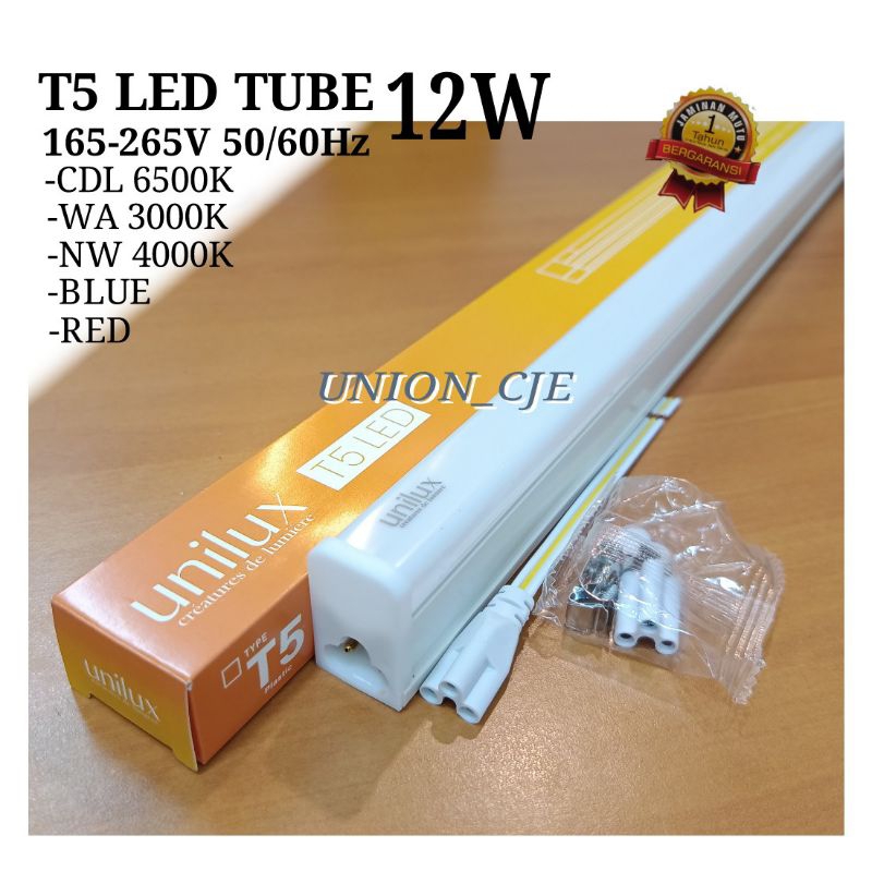 Jual Lampu UNILUX T5 LED Tube 12W-9w-4w Set Komplit | Shopee Indonesia