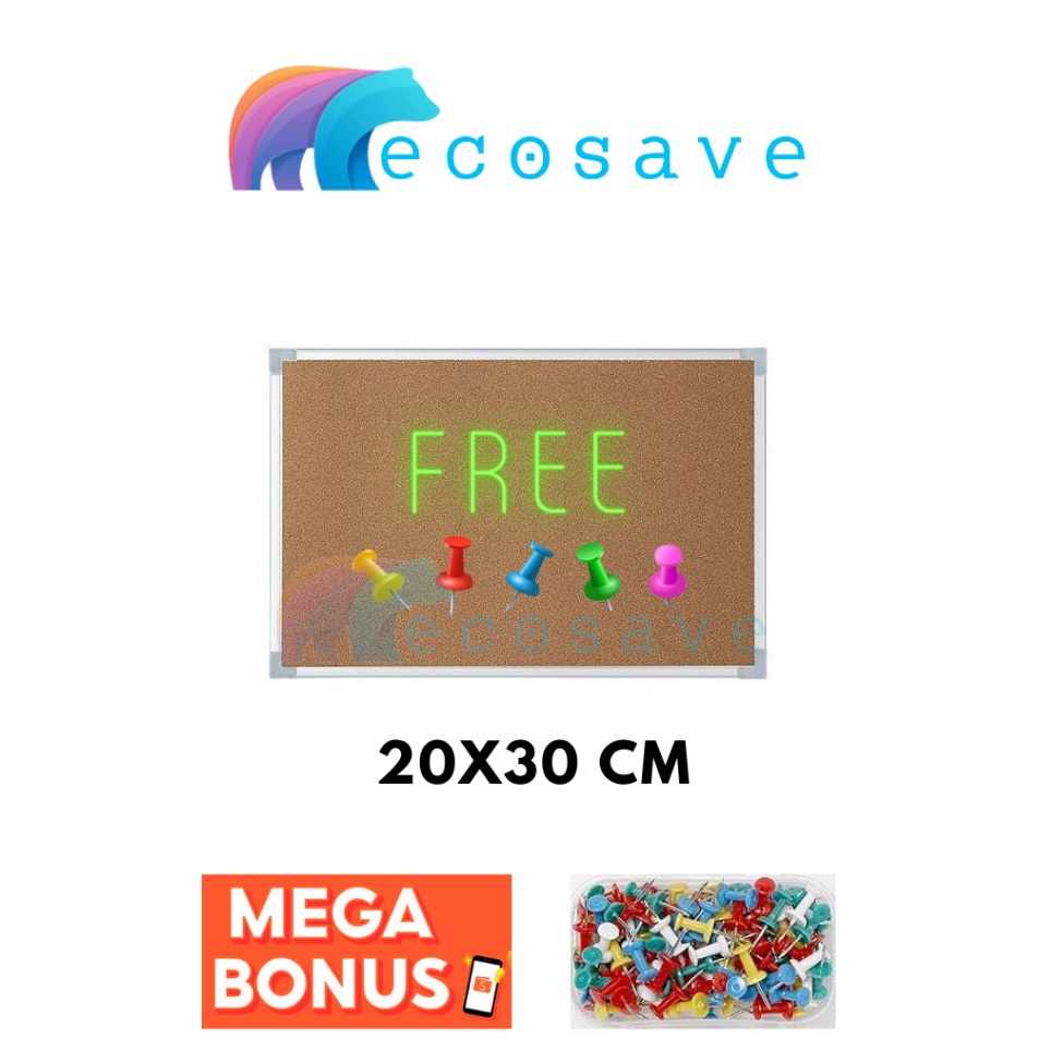 Jual Softboard Papan Pin Board Mini Kecil Papan Mading Gantung Polos ...