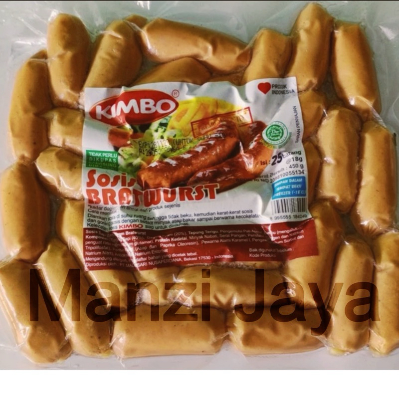 Jual KIMBO Sosis Bratwurst Mini Isi 25pcs [500gr] | Shopee Indonesia