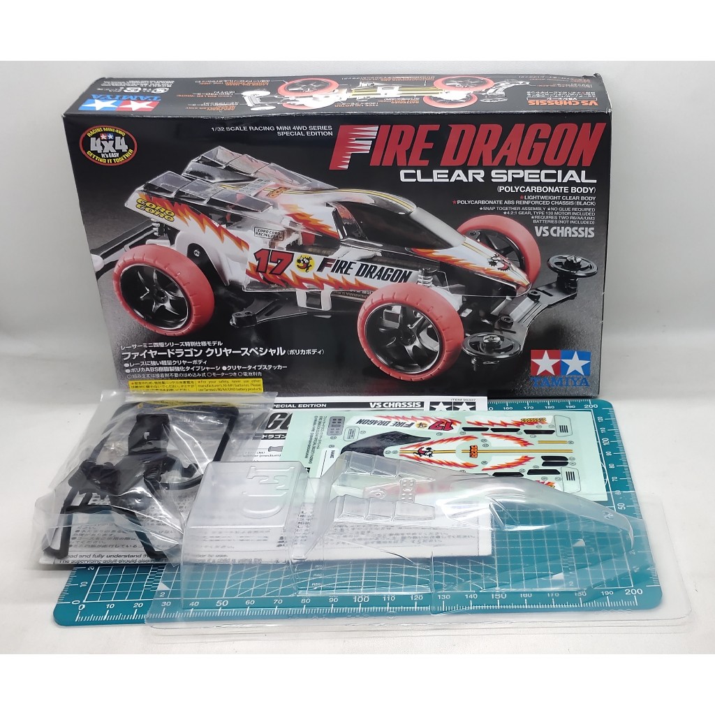 Jual Tamiya 95337 Body Dus Box Fire Dragon Clear Special (Polycarbonate ...