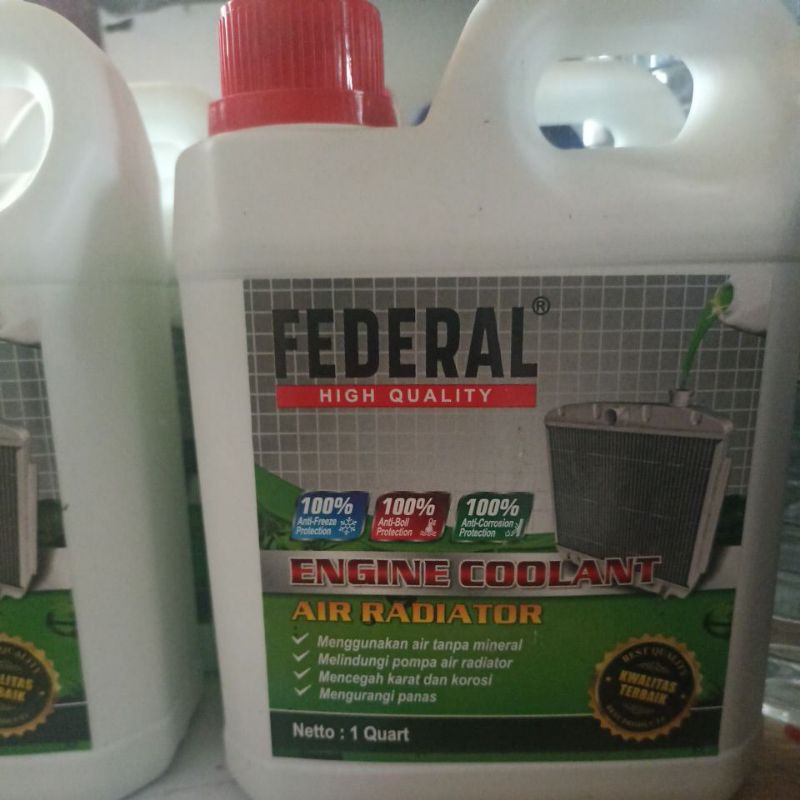Jual air radiator merk FEDERAL isi 1liter | Shopee Indonesia