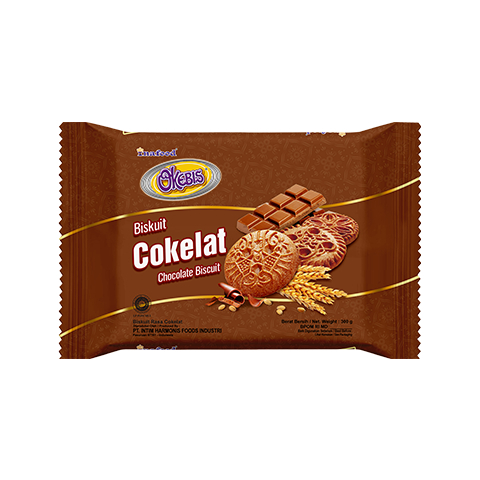 Jual Okebis Biskuit Kelapa | Biskuit Coklat 300 gram inafood 1 pack isi ...