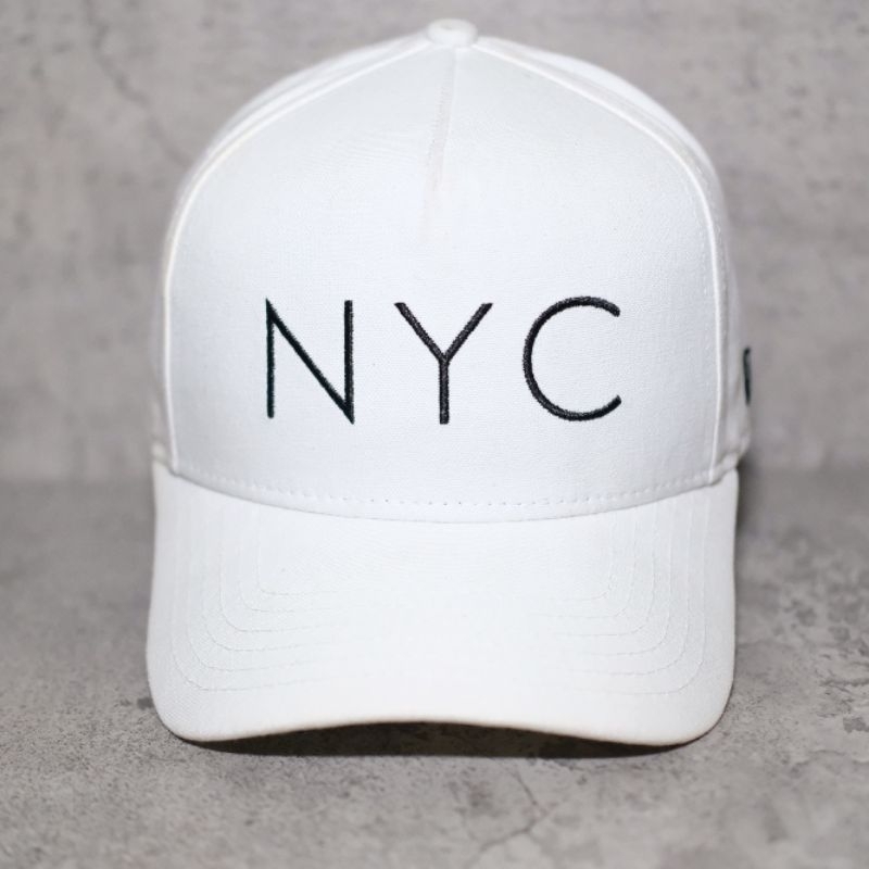 Jual Topi casual NYC NEW ERA Original putih | Shopee Indonesia