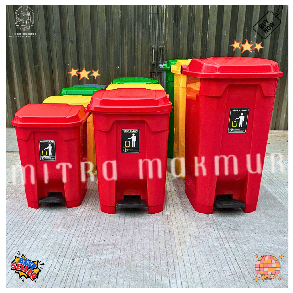Jual [KARGO] TEMPAT SAMPAH INJAK 30 50 70 LITER/ DUSTBIN / CHALLENGE SIP 750-790 / TONG SAMPAH ...