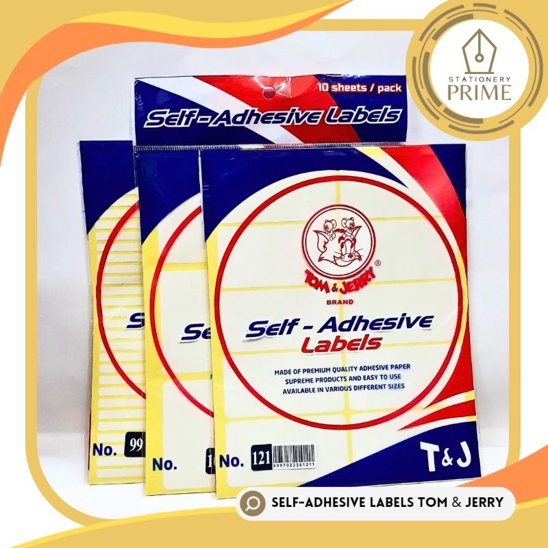 Jual Label Tom & Jerry / TJ Labels ( 1 Pak Isi 10 Lembar ) | Shopee ...
