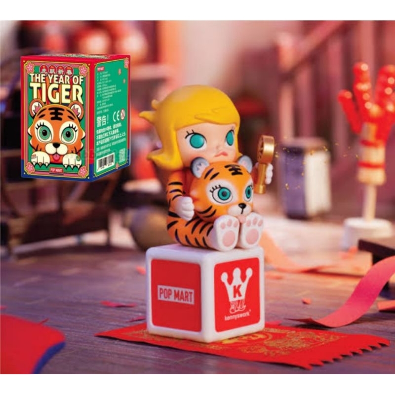 Jual SELECTED Pop Mart The Year of Tiger MOLLY / SKULLPANDA figure ...
