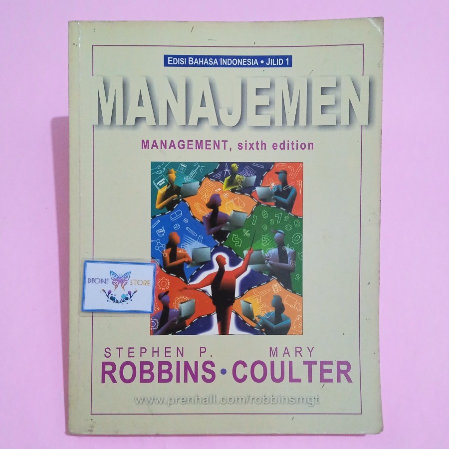 Jual Buku Manajemen Sixth Edition - Edisi Bahasa Indonesia Jilid 1 - Stephen P. Robbins & Mary ...