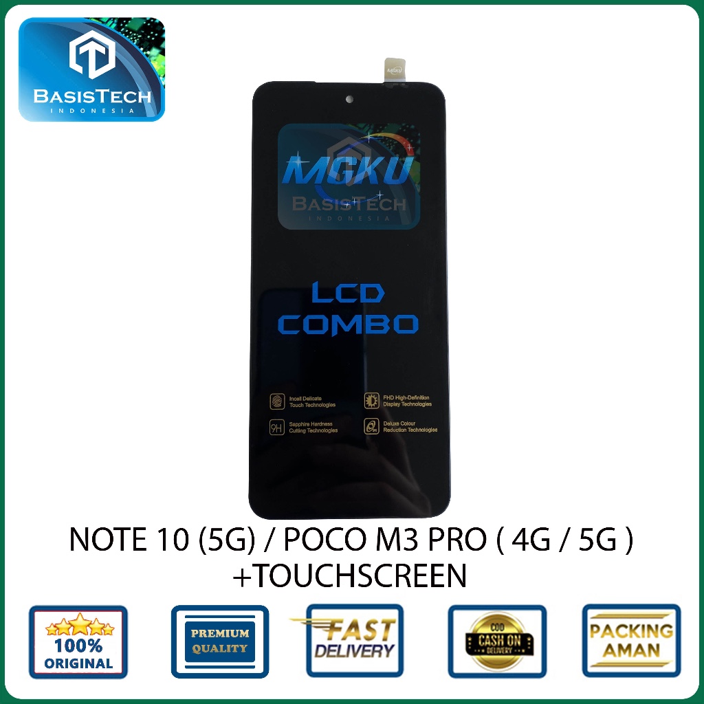 Jual LCD XIAOMI REDMI NOTE 10 5G - POCO M3 PRO 4G 5G - MGKU | Shopee Indonesia