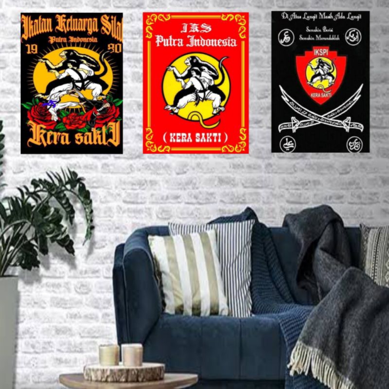Jual hiasan dinding lambang kera sakti bahan mdf ukuran 20 × 30 cm | Shopee Indonesia
