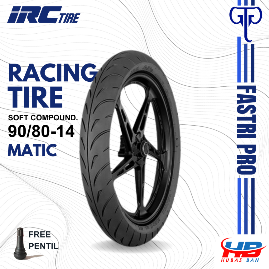 Jual Ban Racing Soft Compound IRC Fasti PRO 90/80-14 Tubeless Matic ...