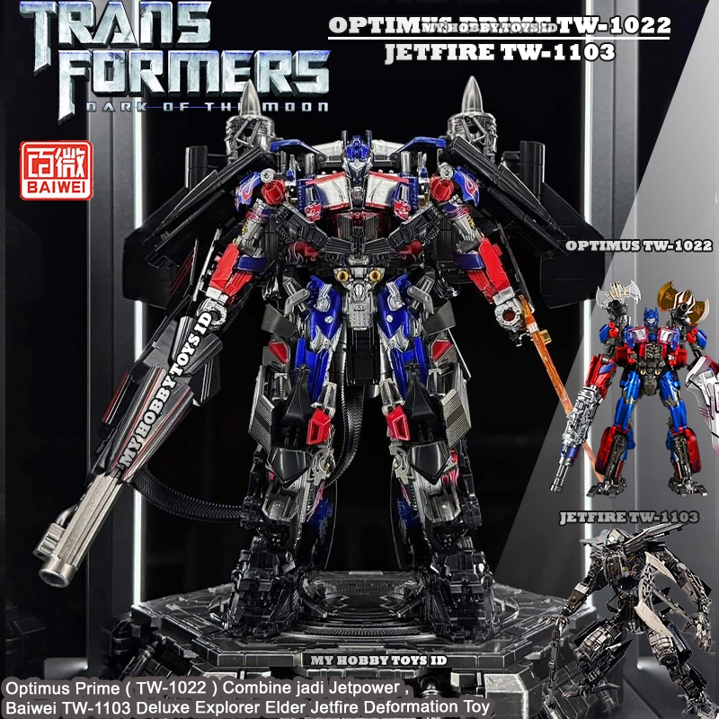 Jual 100% Original Figure Robot Optimus Prime Jetfire Mode Jetpower ...
