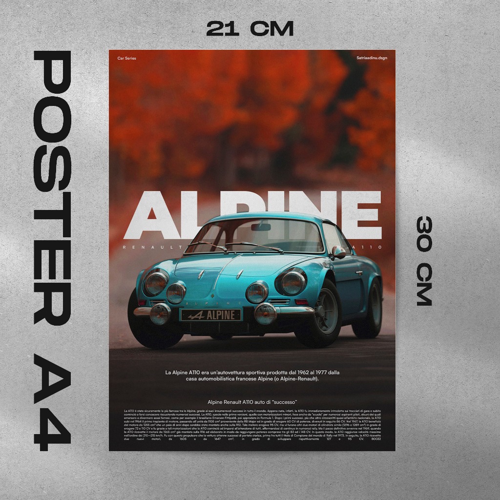 Jual Poster Mobil Aesthetic Keren A4 | Shopee Indonesia