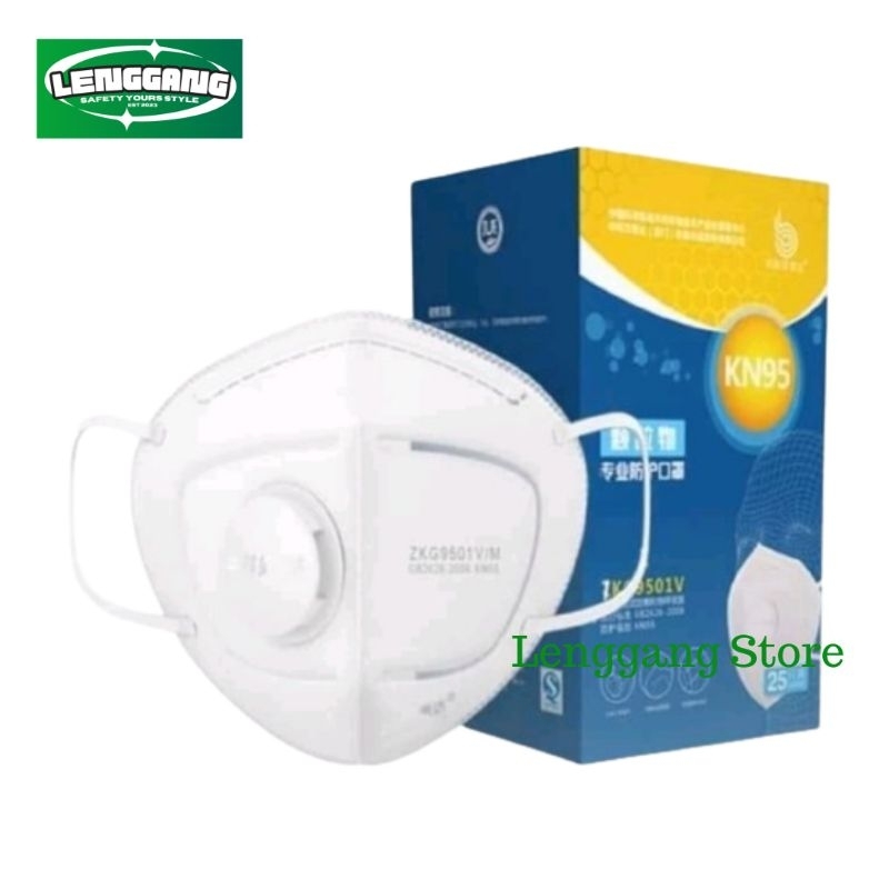 Jual Masker KN95 ZKG 9501V - Kemasan Box 25pcs | Shopee Indonesia