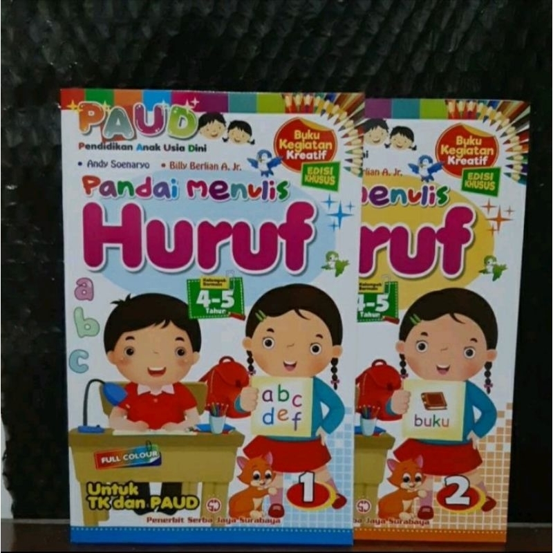 Jual (L) Pandai Menulis Huruf PAUD TK Persiapan SD | Shopee Indonesia