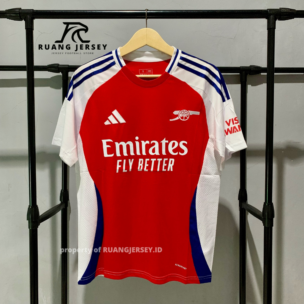 Jual Jersey Sepak Bola Arsenal Home New 24/25 Pria Dewasa | Shopee ...