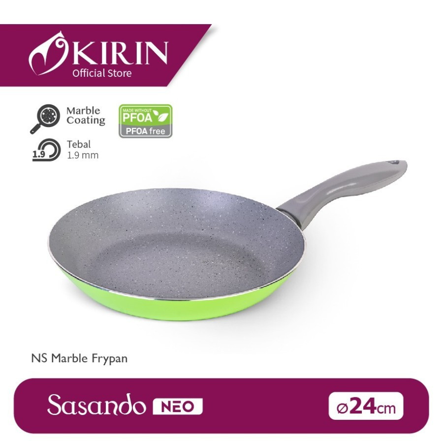 Jual Kirin Marble Frypan 24 cm Sasando NEO | Wajan Anti Lengket ...