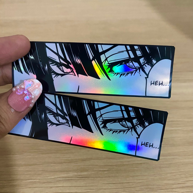 Jual Sticker Slap Hologram Anime Eyes, Stiker Hologram Anime Eyes ...