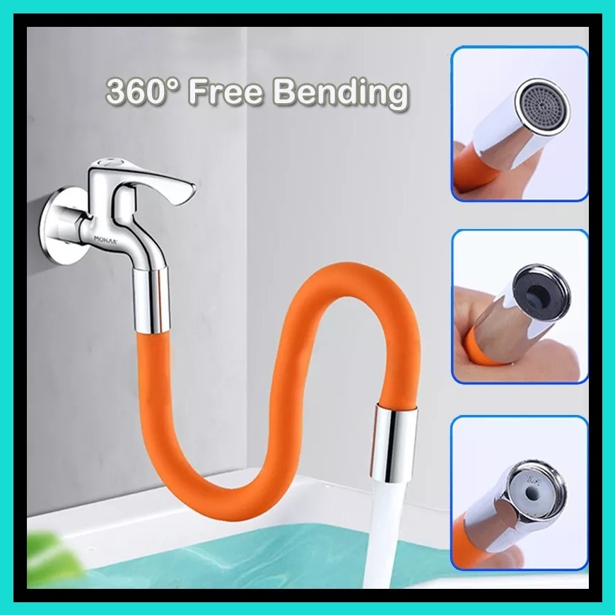 Jual SAMBUNGAN KRAN AIR FLEXIBLE FAUCET EXTENDER KRAN AIR FE30 50CM ...
