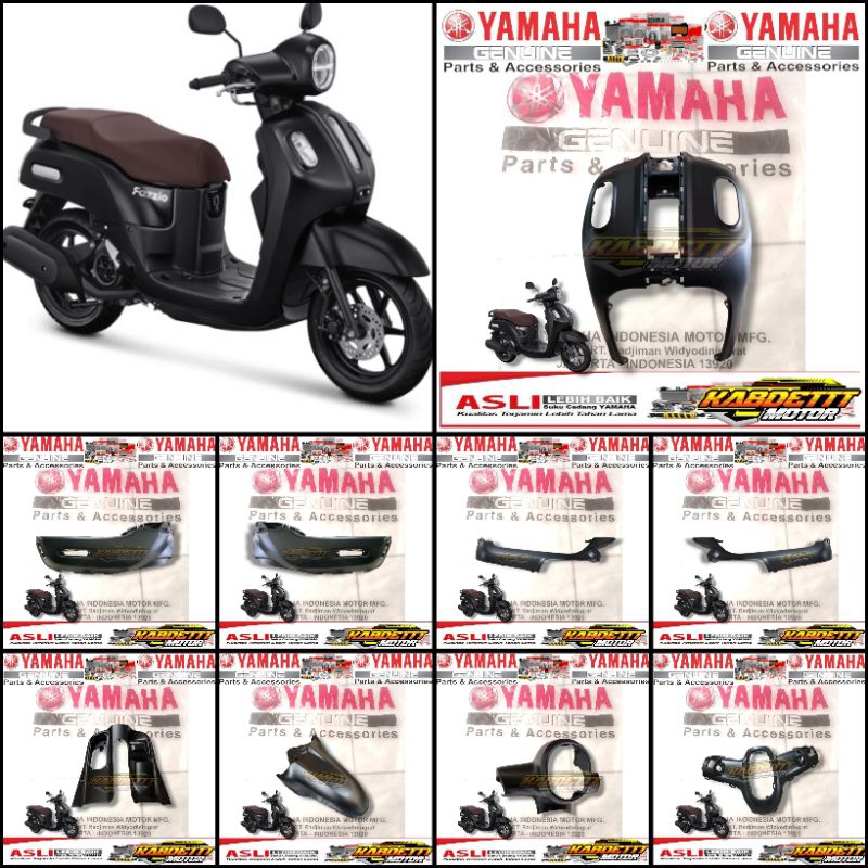 Jual BODY BODI HALUS FAZZIO 125 (BEJ) HITAM DOFF ASLI ORIGINAL YAMAHA ...