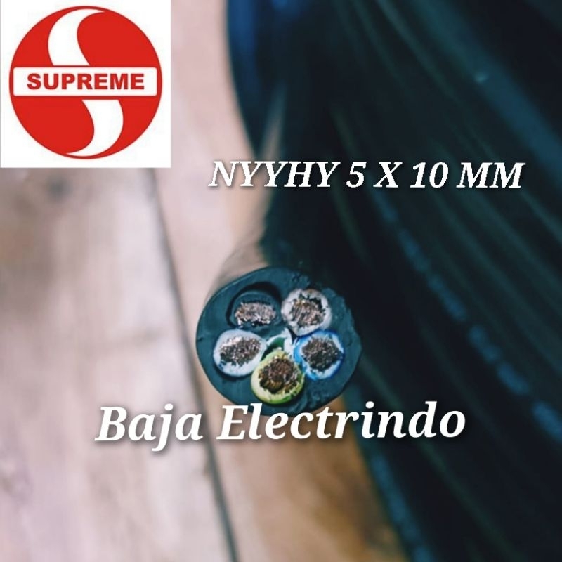 Jual Kabel Power Serabut isi 5 NYYHY 5x10mm SUPREME meteran NYYHY 5x10 ...