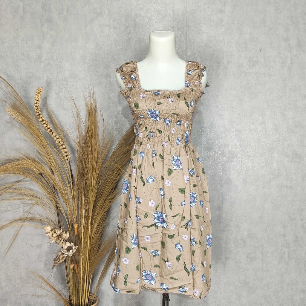 Jual DRES KERUT PENDEK BALI (pilih motif) | Shopee Indonesia