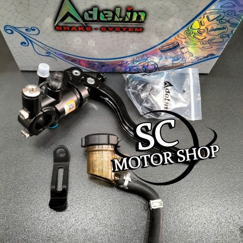 Jual Master rem kanan ADELIN PX-1 radial 17,5mm - 19mm - 14mm + switch rem universal | Shopee ...