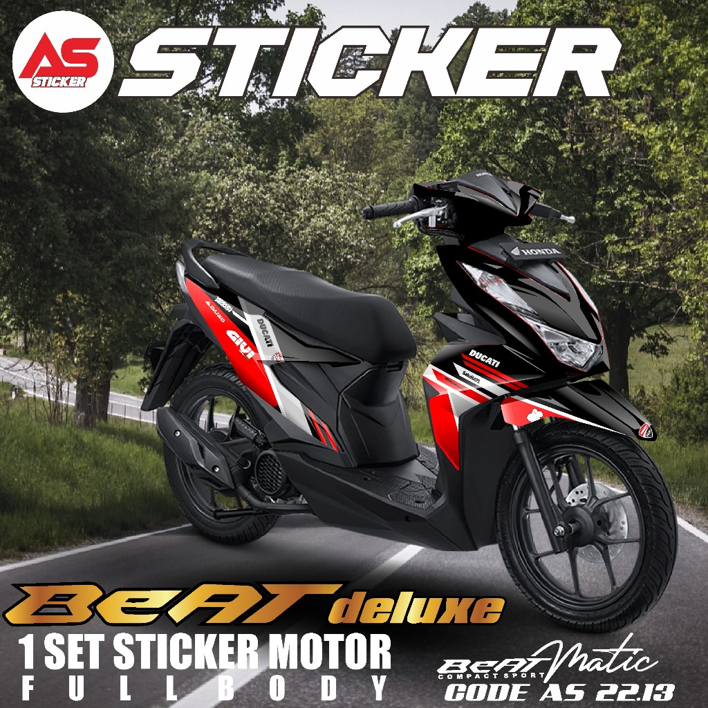 Jual Decal Dekal Sticker Stiker Striping BEAT deluxe FULL BODY DESIGN ...