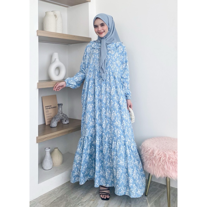 Jual ( MOTIF TERBARU ) KAYLA DRESS - dress rayon premium by HD.id ...