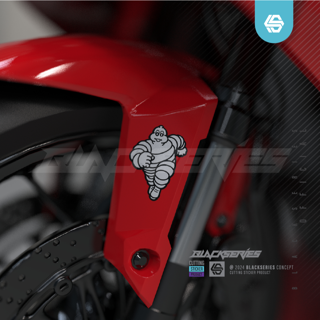 Jual Stiker Michelin | Cutting Sticker Michelin Running Man | Shopee ...