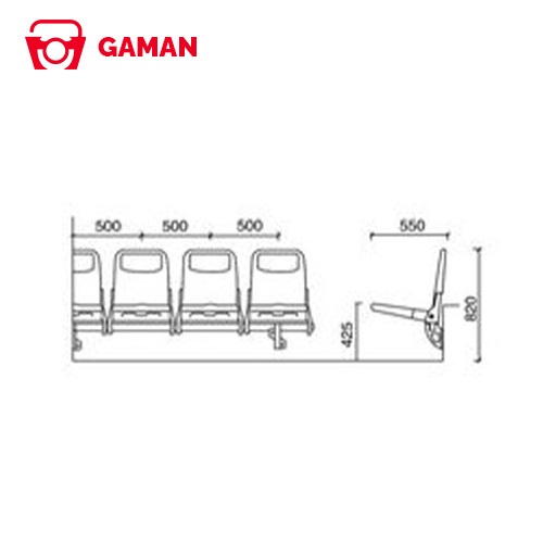 Jual KURSI STADION - SINGLE SEAT - TYPE XY-A17 | Shopee Indonesia