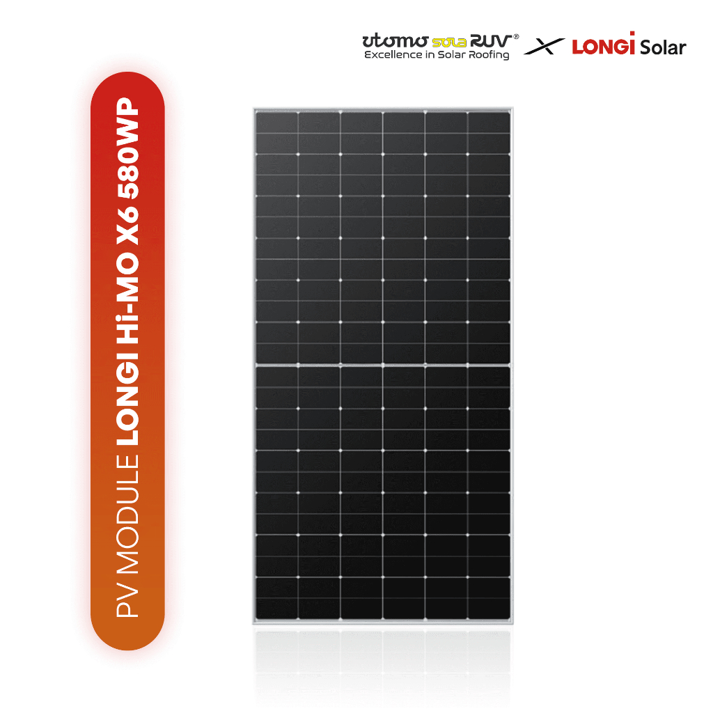 Jual Solar Panel Longi Hi-MO X6 580Wp Monofacial [Utomo SolaRUV ...
