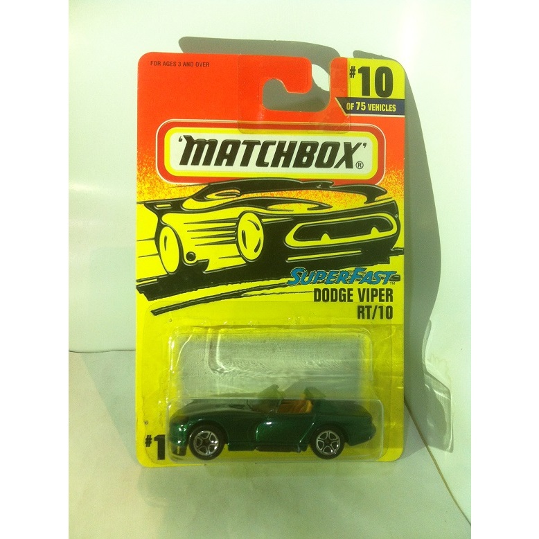 Jual Matchbox. 1997 SuperFast - 10. Dodge Viper RT/10. Thailand USA by ...