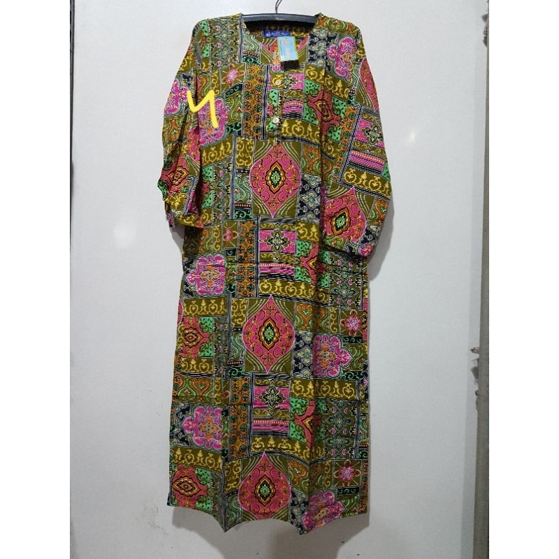 Jual YULI - LONGDRES 20 LD 110 CM PB 130 CM BATIK BUSUI KENCANA UNGU ...