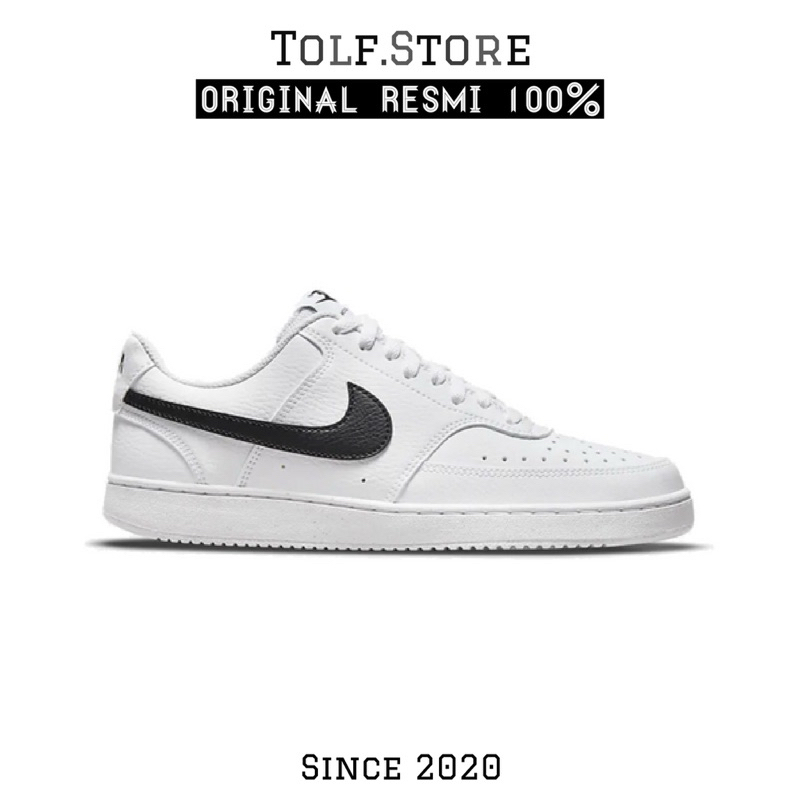 Jual Sepatu Nike Court Vision White Black | Shopee Indonesia