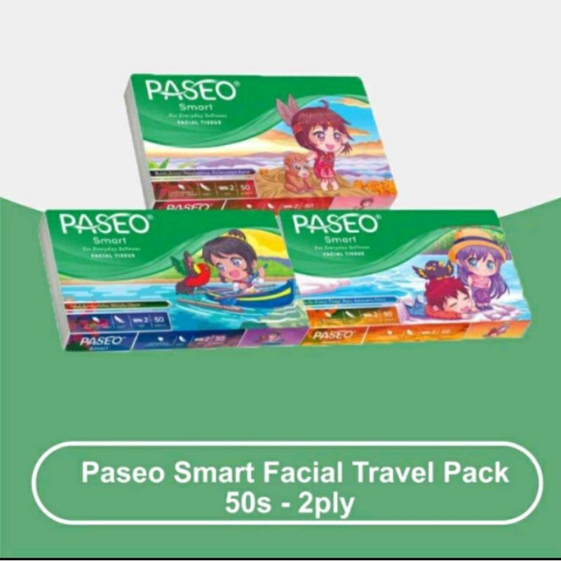 Jual Tissue PASEO SMART Facial 50s (Non Perfumed) | Shopee Indonesia