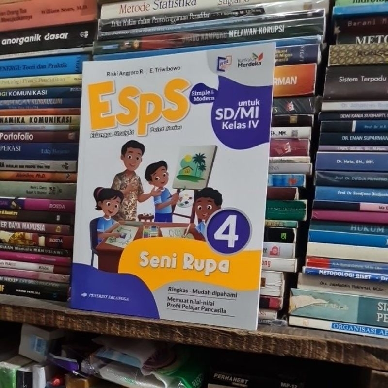 Jual Esps Seni Rupa kelas 4 SD Kurikulum Merdeka ERLANGGA | Shopee Indonesia