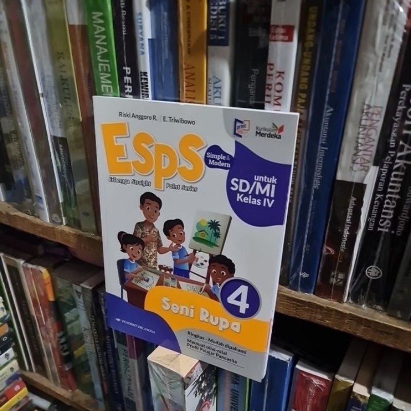 Jual Esps Seni Rupa kelas 4 SD KURIKULUM MERDEKA BY ERLANGGA | Shopee Indonesia