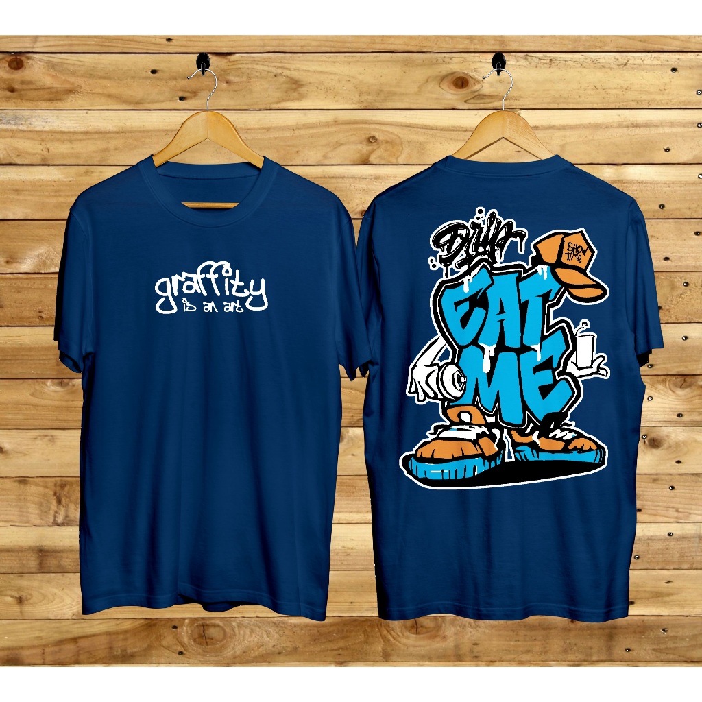 Jual Kaos Eat Me Distro Streetwear T-shirt Kuning Kunyit Pria Wanita ...