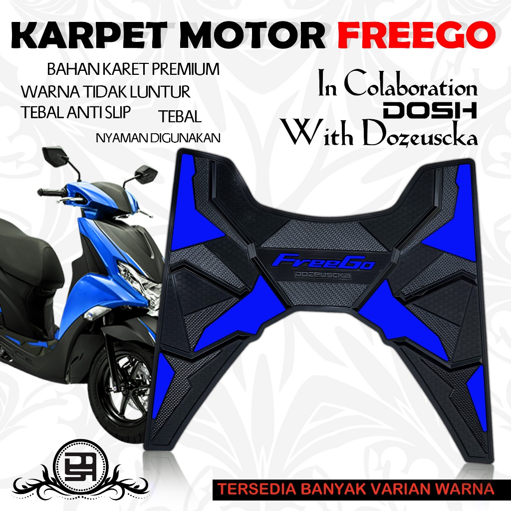 Jual Karpet Motor Freego Pijakan Kaki Bahan Karet Asli Tidak Luntur ...