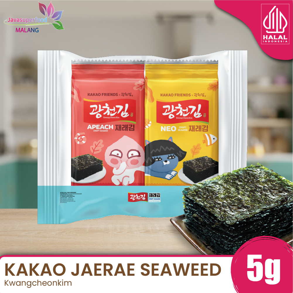 Jual Kakao Jaerae Korean seaweed // Nori Seaweed Snack Rumput Laut ...