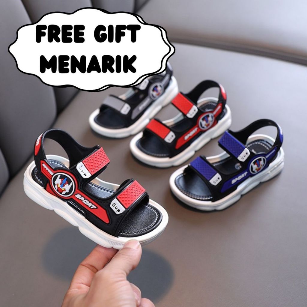 Jual PROMO 6.6 JISOOBABY AA-158 Sandal gunung Sepatu Sandal Anak Laki ...