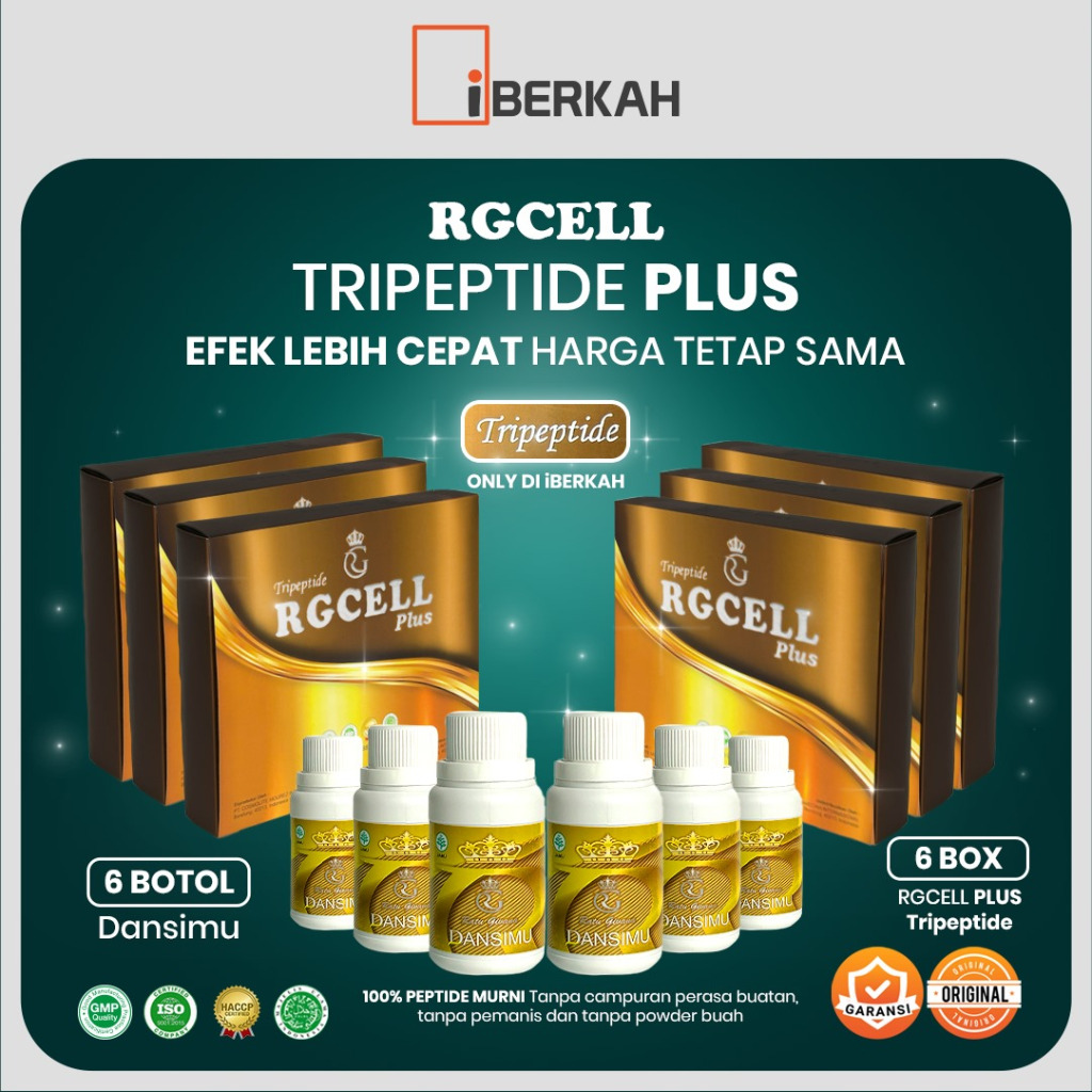 Jual RG Cell Tripeptide Original Beli 6 Box - 100% Peptide Suplemen Kesehatan Regenerasi Sel ...