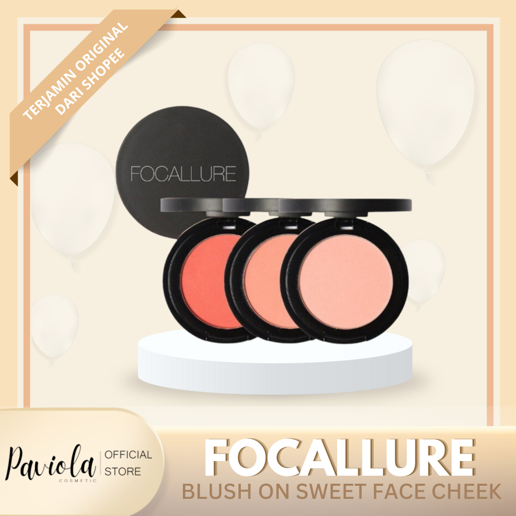 Jual ⚡Paviola⚡ FOCALLURE Blush ON Sweet Face Cheek - Make Up Blushed FA ...