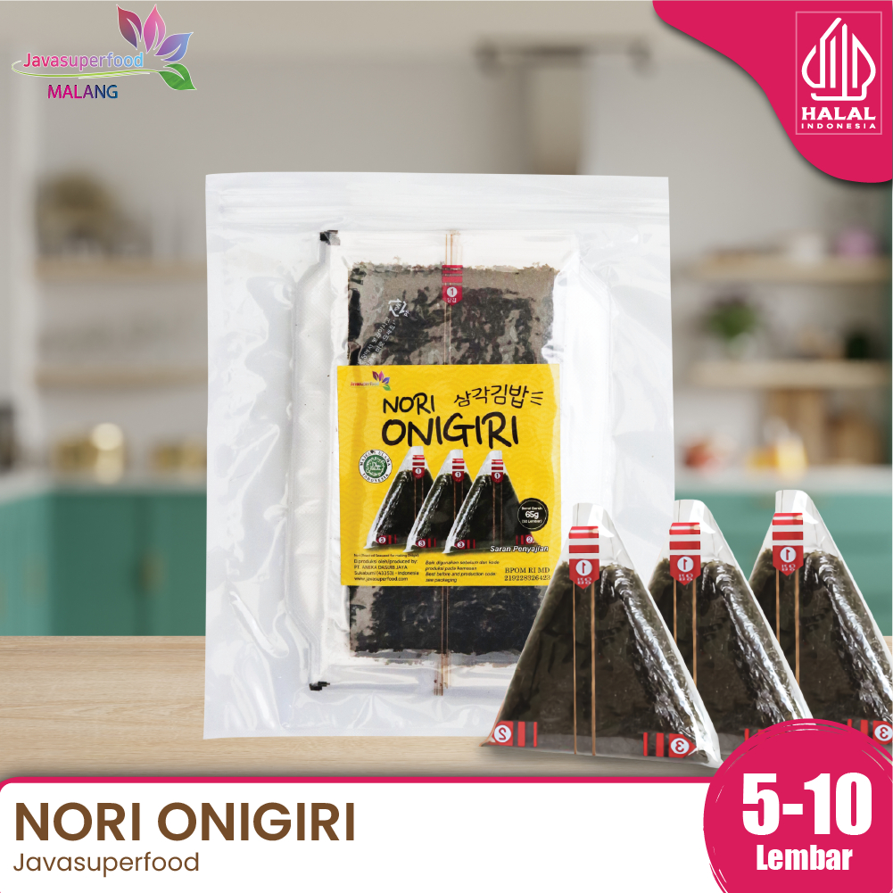 Jual NORI ONIGIRI | Nori Wrapper Khusus Bungkus Nori Triangle / Sushi ...