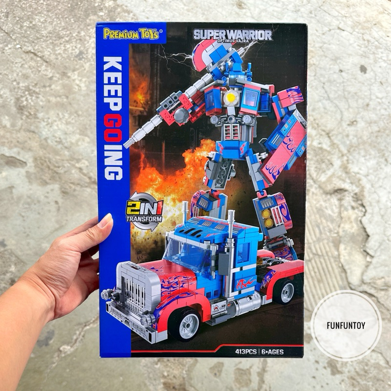 Jual BUILDING BLOCKS ROBOT BRICK TRANSFORMER OPTIMUS PRIME BUMBLEBEE 1 ...