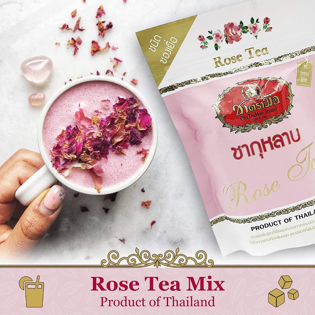 Jual Chatramue Thai Tea Rose Tea, Thai rose tea from thailand 75 gram ...