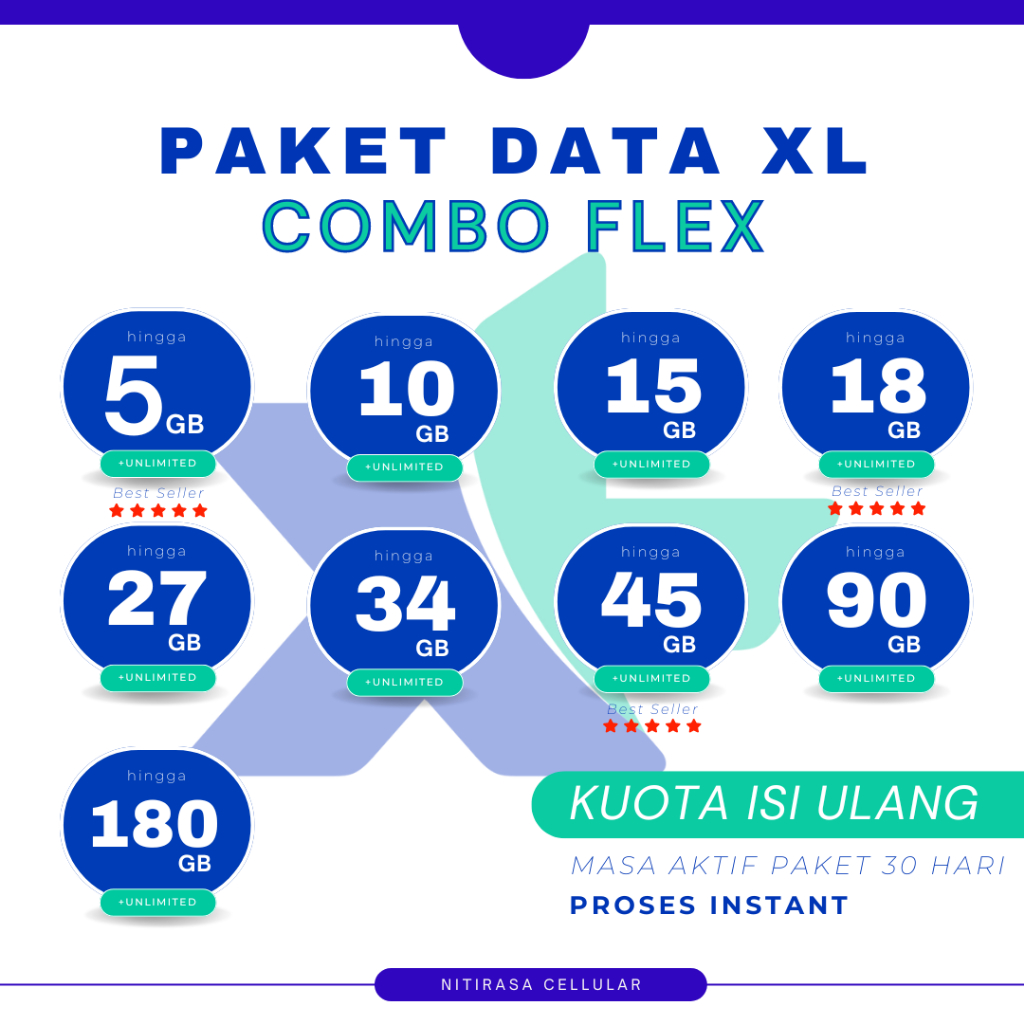 Jual PAKET DATA XL XTRA COMBO FLEX | Shopee Indonesia