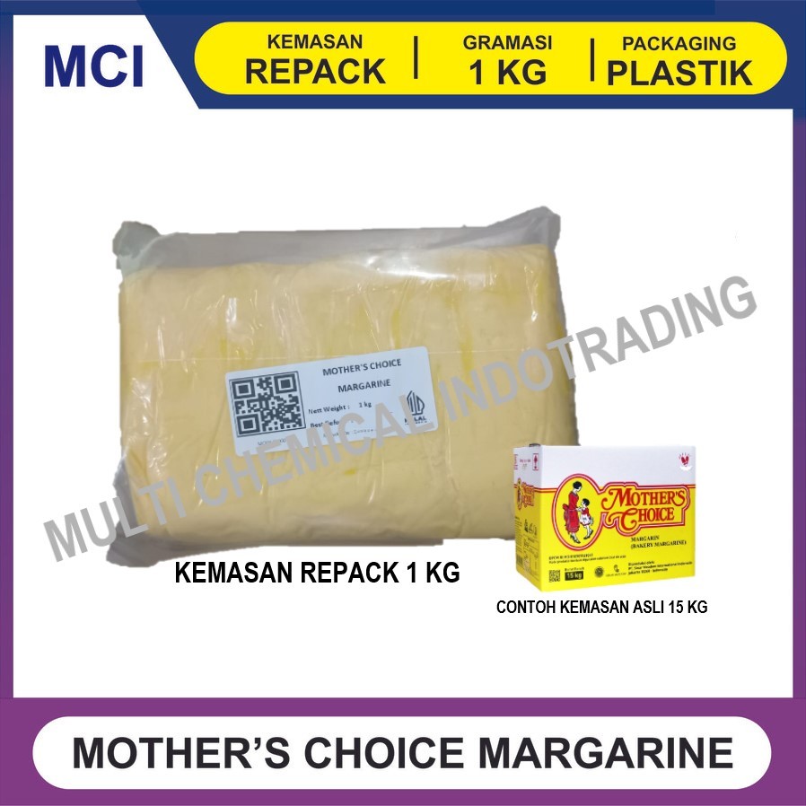 Jual MOTHER'S CHOICE MARGARINE 1 KG / MOTHERS CHOICE / BAKERY MARGARIN ...