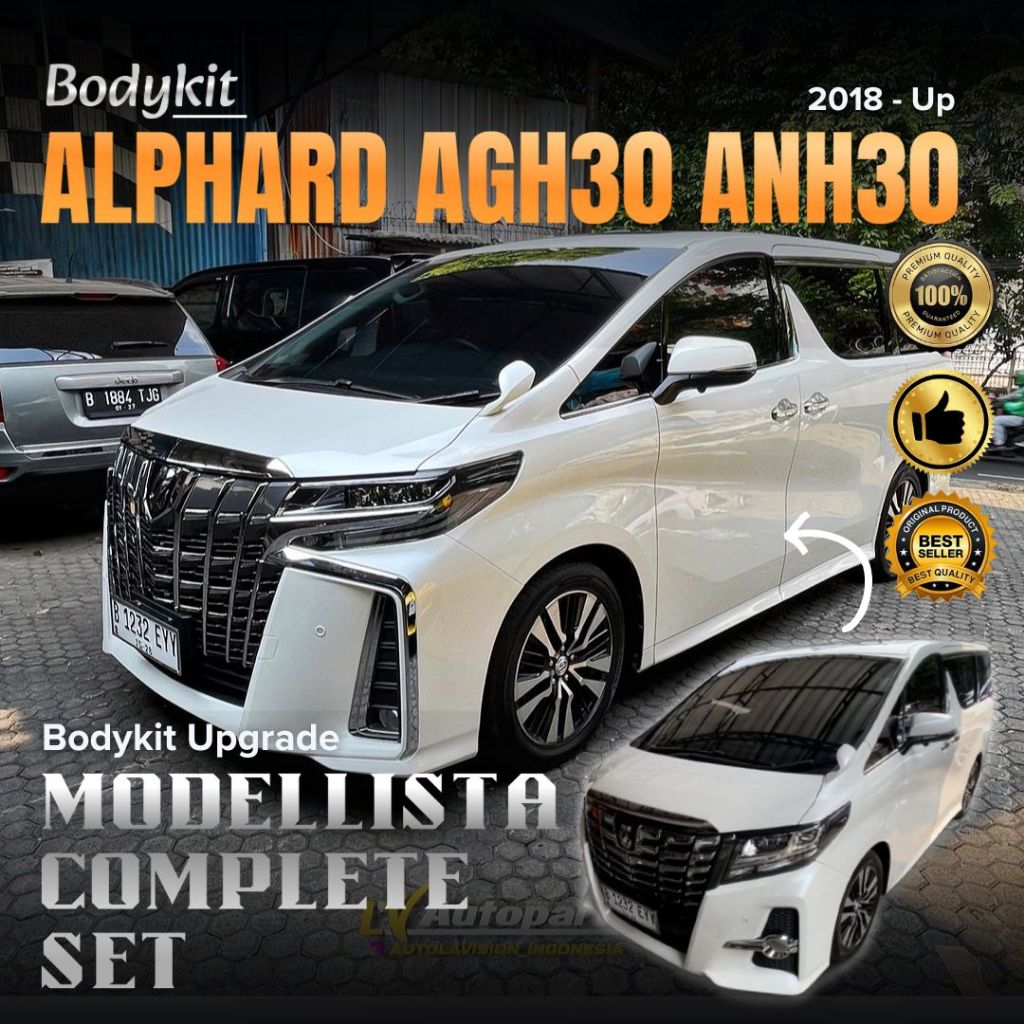 Jual TOYOTA ALPHARD AGH30 ANH30 CBU (2018-UP) - UPGRADE ADD-ON BODYKIT ...